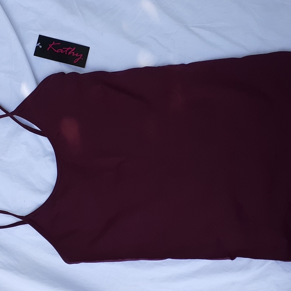 Kathy | Tops | Dark Purple Spaghetti Strap Top | Poshmark